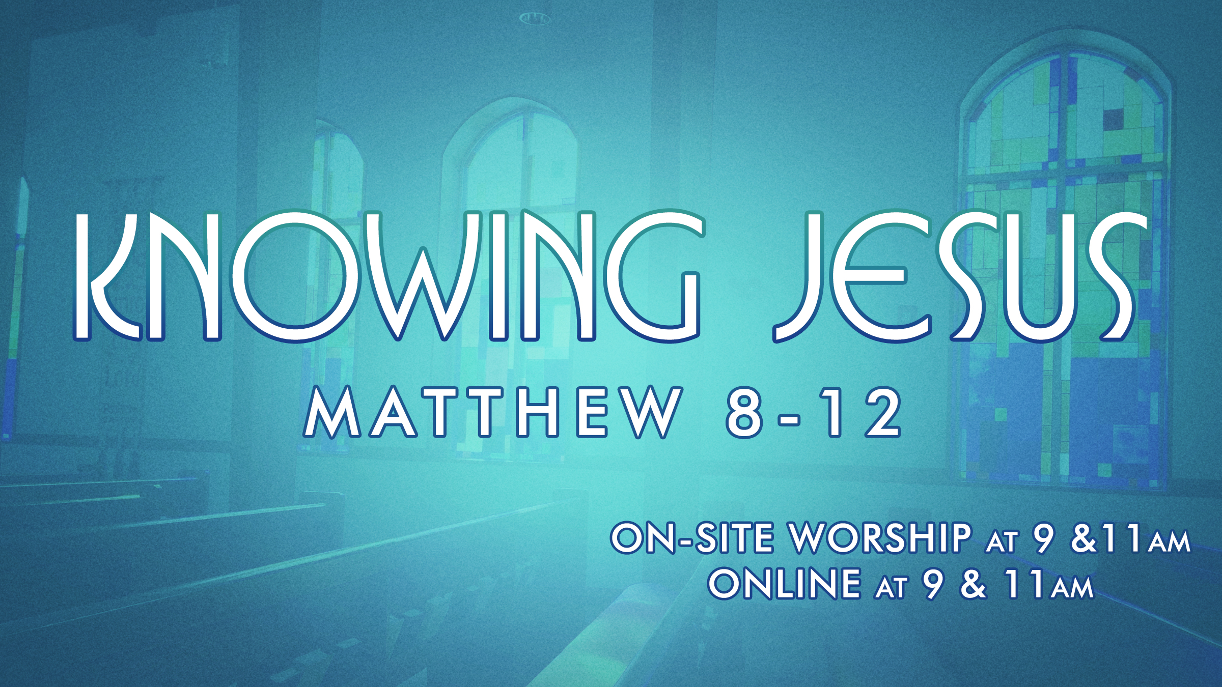 09.06.2020 KNOWING JESUS: KNOWING JESUS | Western Springs Baptist ...